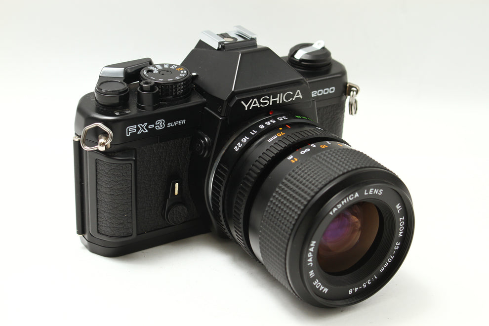 YASHICA (ヤシカ) FX-3 SUPER 2000 + ML 35-70/3.5-4.8 フィルムカメラ 一眼レフ – にっしんカメラ ...