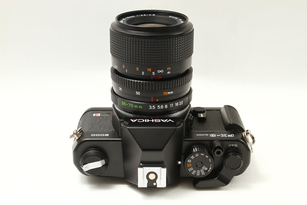 YASHICA (ヤシカ) FX-3 SUPER 2000 + ML 35-70/3.5-4.8 フィルムカメラ 一眼レフ – にっしんカメラ ...
