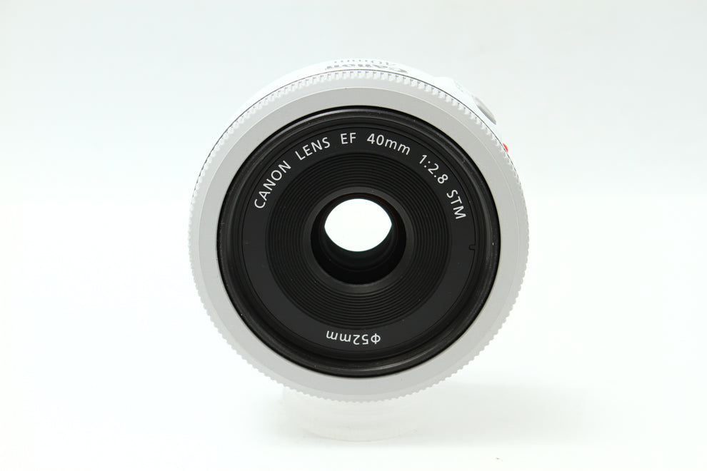 Canon (キヤノン) EF 40/2.8 STM ホワイト レンズ AF一眼用 – にっしんカメラ Nisshin Camera