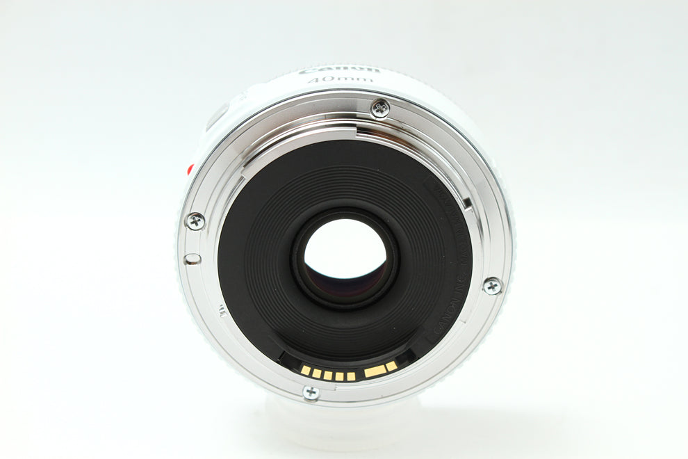 Canon (キヤノン) EF 40/2.8 STM ホワイト レンズ AF一眼用 – にっしんカメラ Nisshin Camera