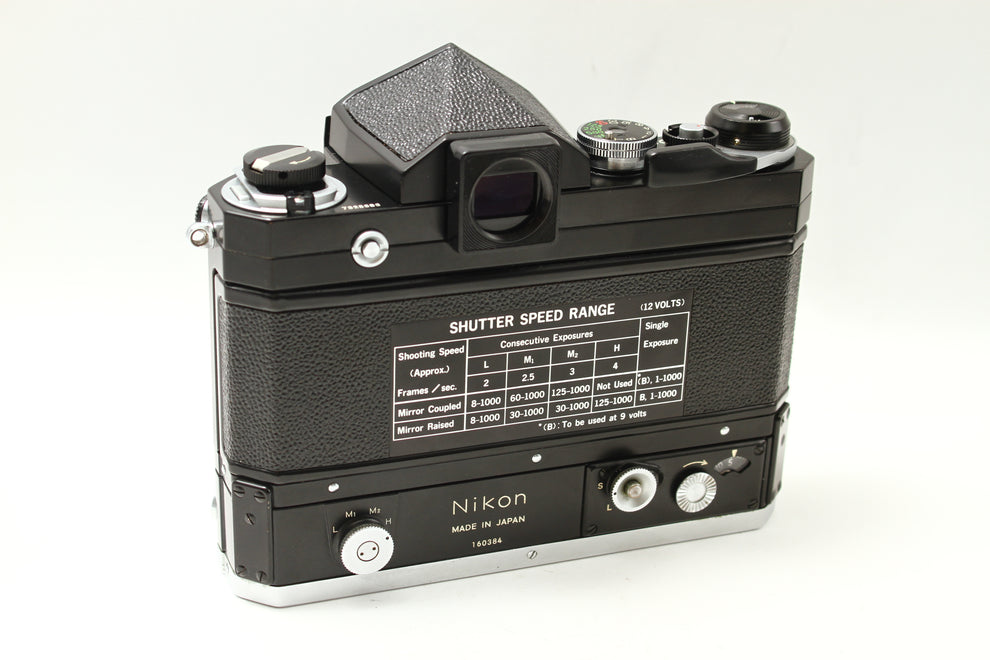 Nikon (ニコン) F アイレベル ブラック + F-36 MOTOR DRIVE フィルムカメラ 一眼レフ – にっしんカメラ ...